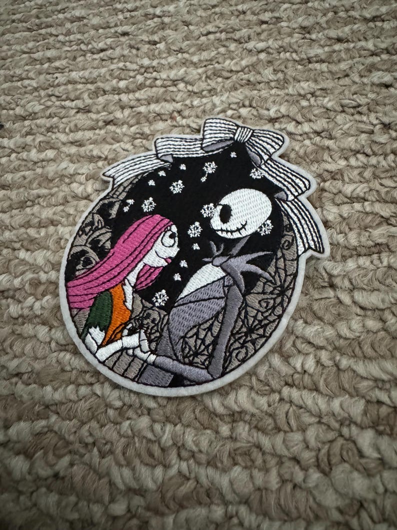 Jack & Sally Patch - Etsy