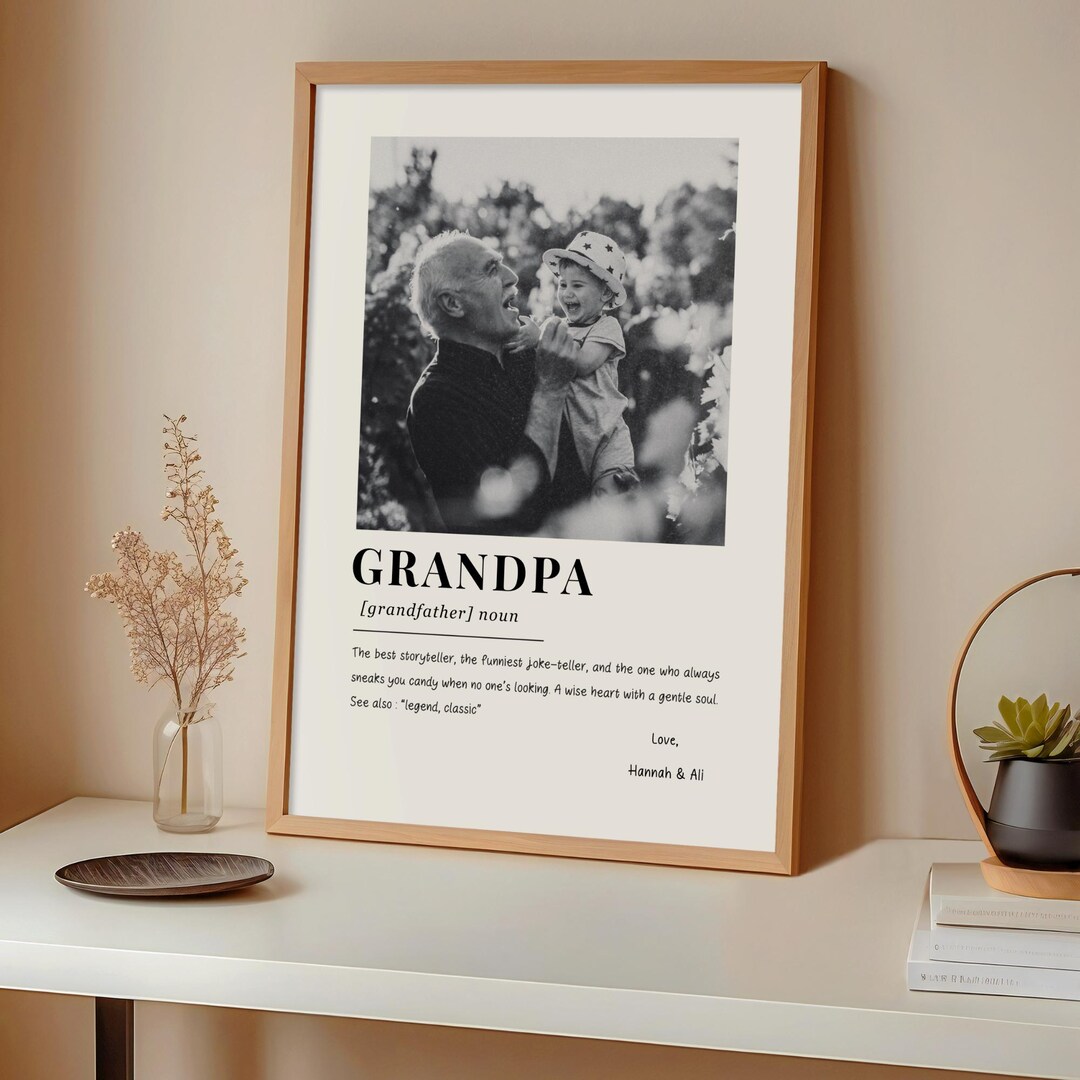 Grandfather Definition Template - Personalized Grandpa Quotes, Opa ...