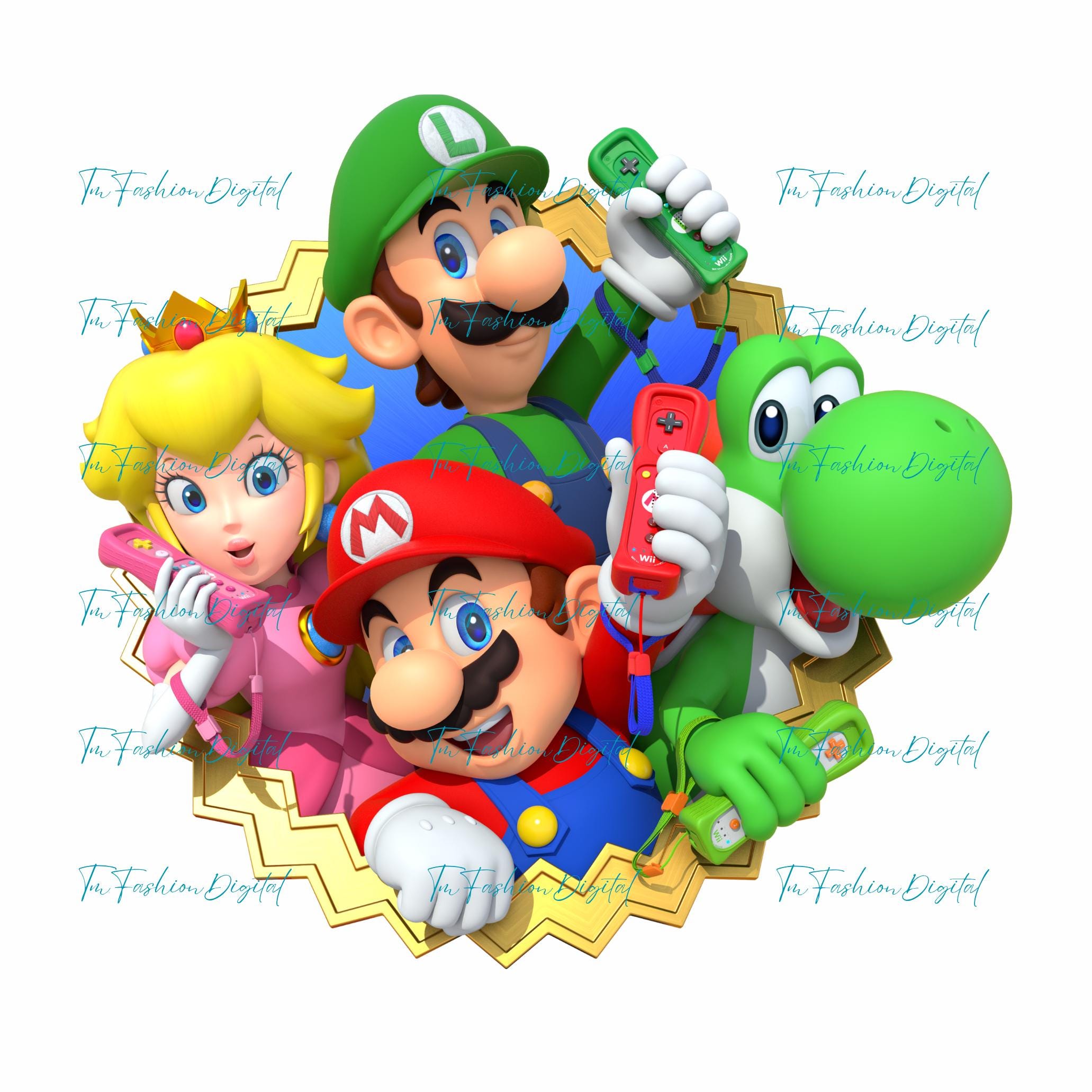 Super Mario Collage Png, Super Mario Clipart, Printable Mario Png ...
