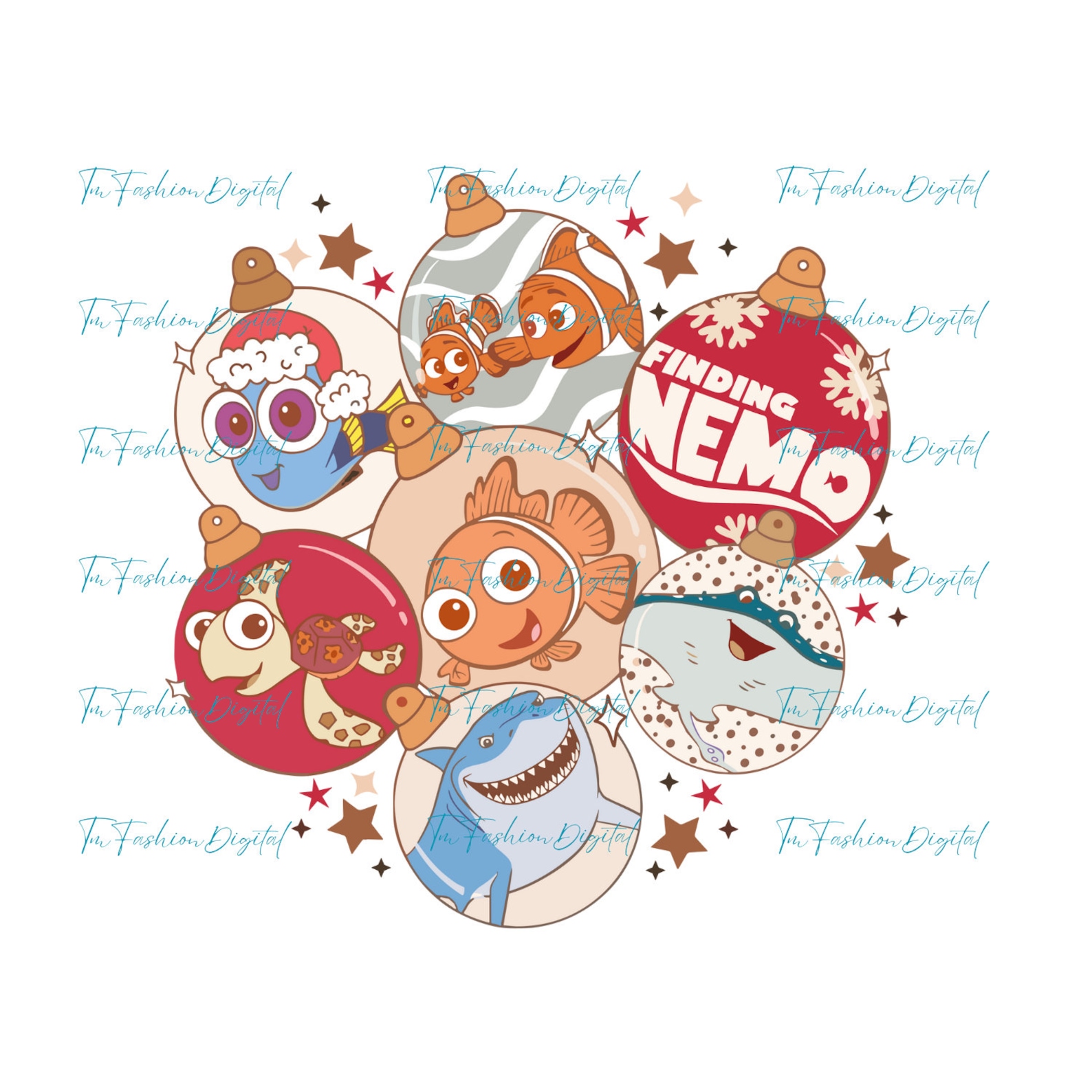 Finding Nemo Christmas PNG, Nemo Printable, Nemo Png, Nemo Clipart ...