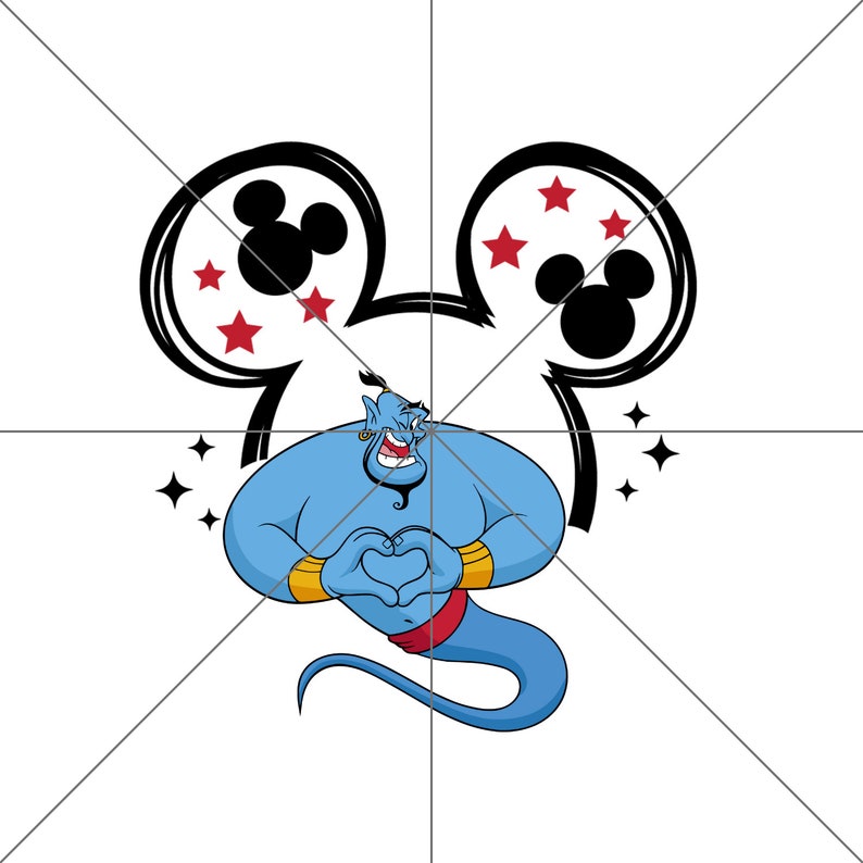 Aladdin Genie Png, Aladdin Clipart, Mickey Ears Cliparts, Aladdin Lamb ...
