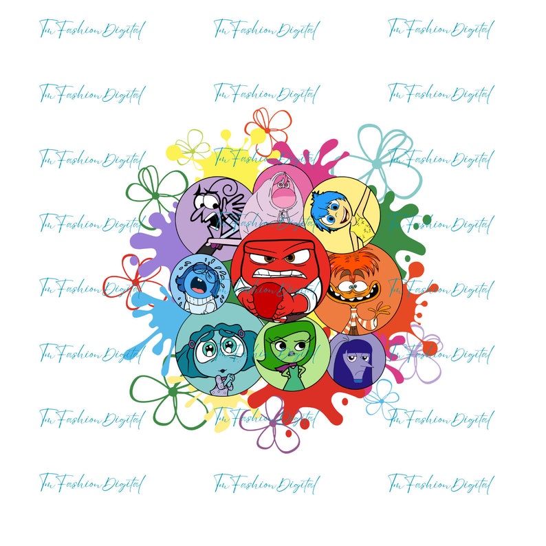 It's Okay to Feel All the Feels Png, Inside Out 2 Character Digital ...