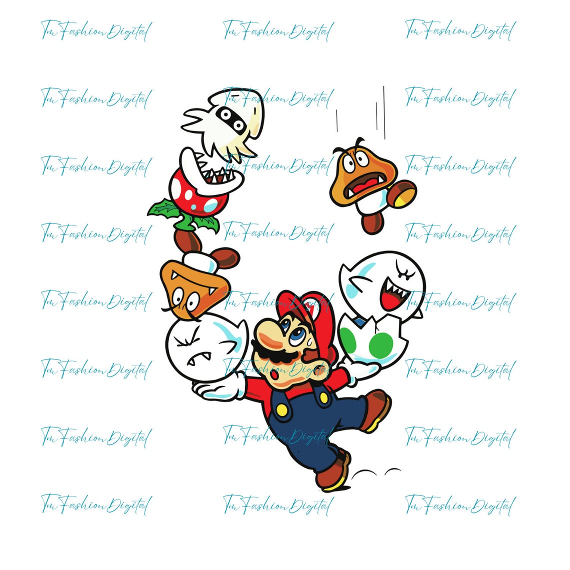 Super Mario Collage Png, Super Mario Clipart, Printable Mario Png ...