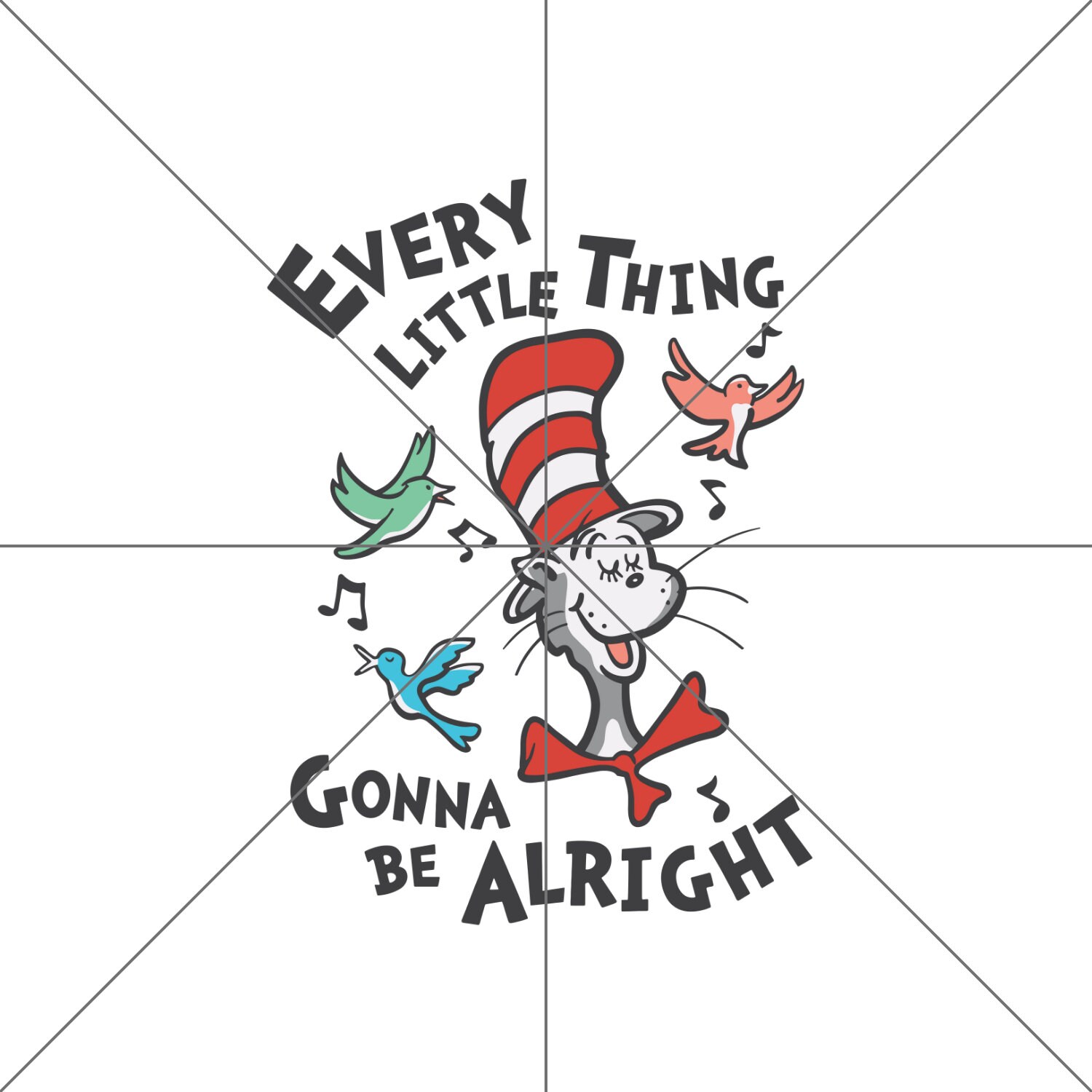 Dr. Seuss Cat in the Hat Png Clipart, Printable Dr. Seuss Png, Cat and ...