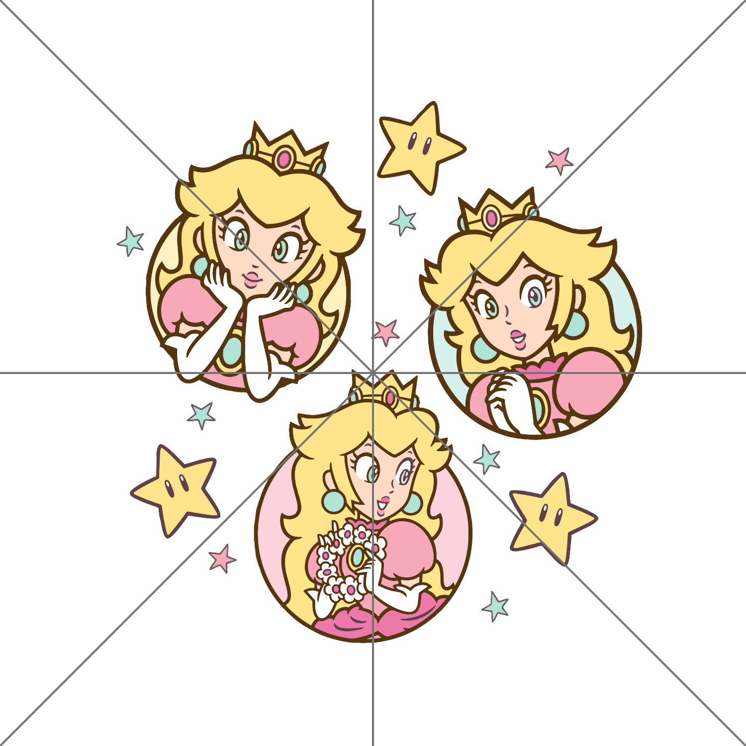Princess Peach Png, Digital Mario, Super Mario Design Png, Super Mario ...