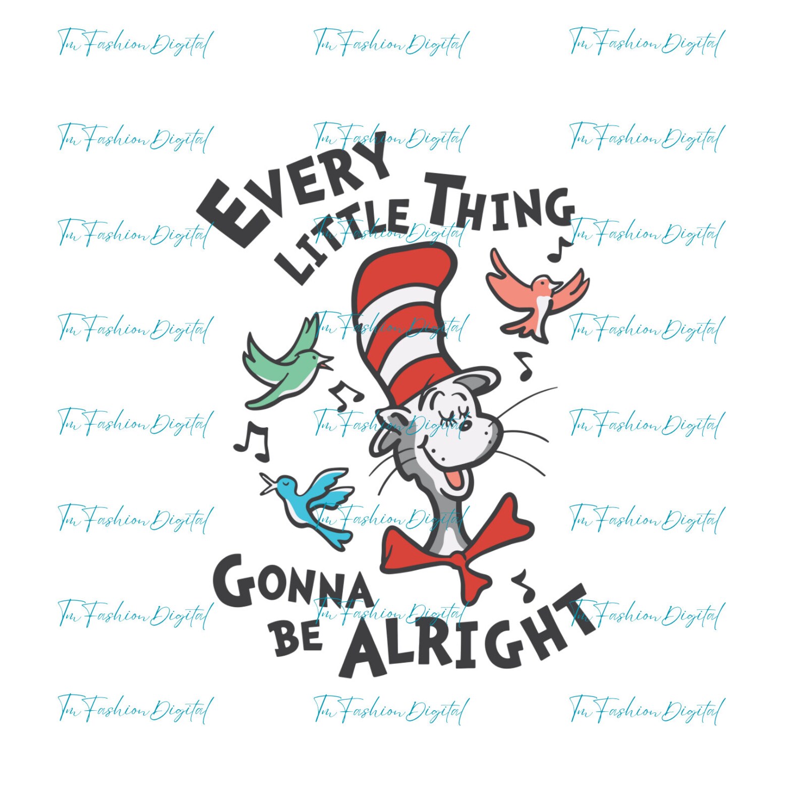 Dr. Seuss Cat in the Hat Png Clipart, Printable Dr. Seuss Png, Cat and ...