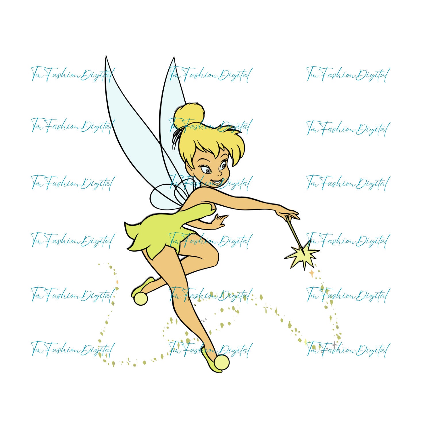 Disney Tinkerbell Silhouette Cut Out
