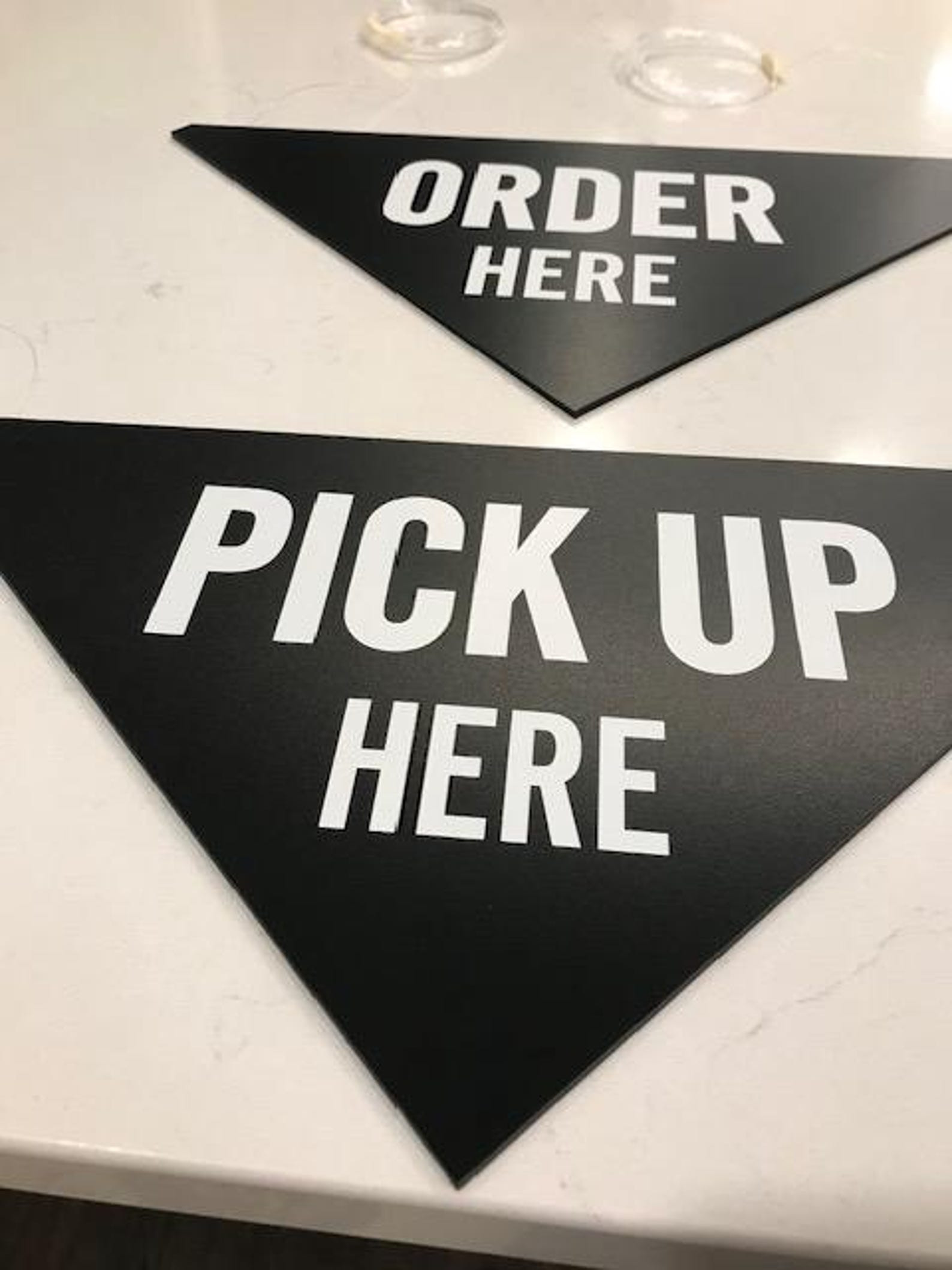 Set Order Here, Pick up Here Sign| Restaurant Options | Cafe Coffee ...