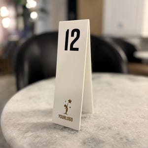 Set of Plastic Order Numbers for Tables - Table Sign for Restaurants ...