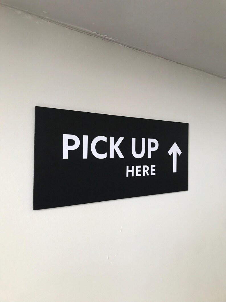 Set Order Here Sign, Pick up Here Sign | Restaurant, Cafe, Coffee Shop ...