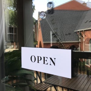 Open/closed Door Sign - Glass Door Signage for Shops, Restaurants, and ...