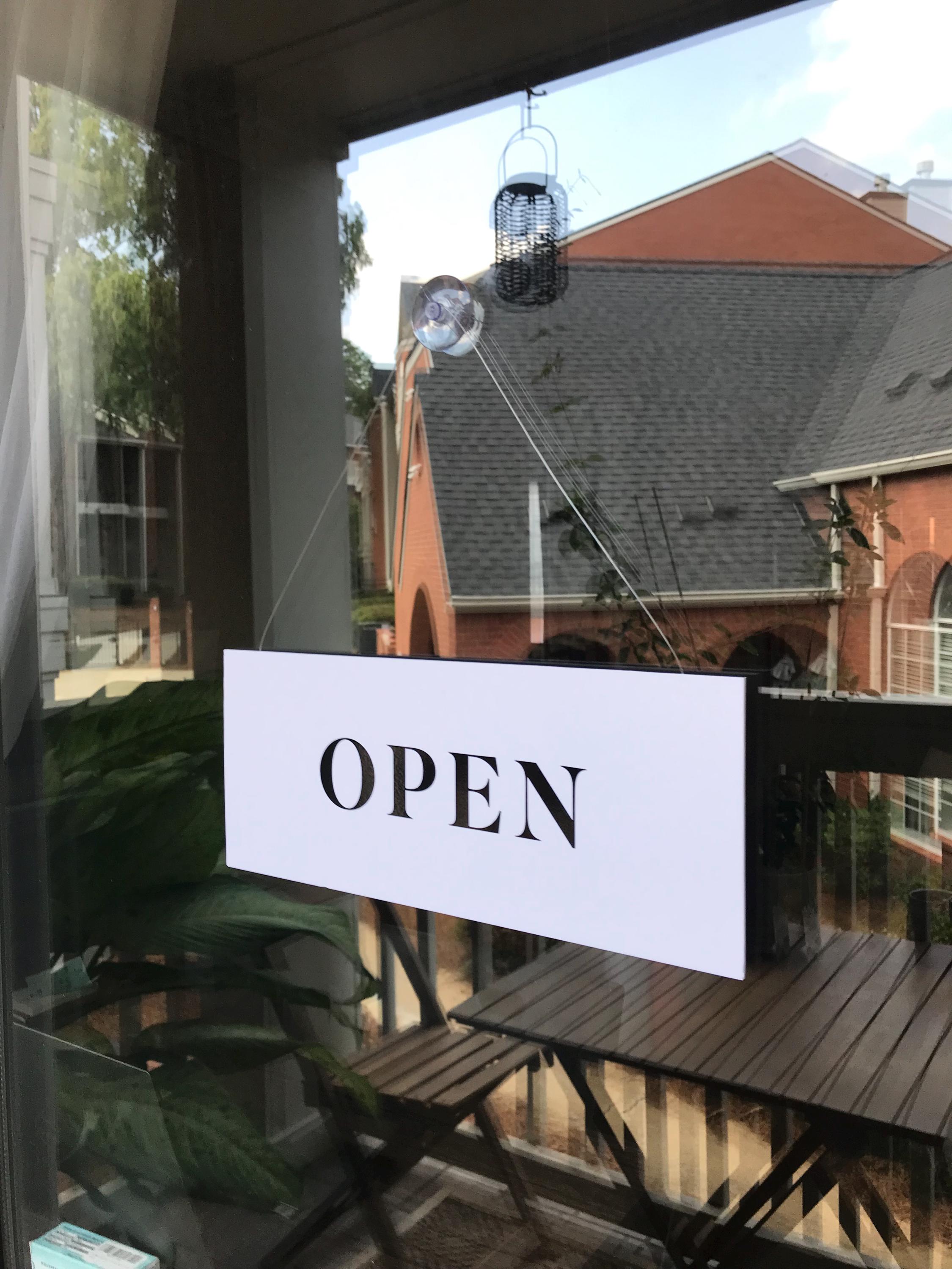 Open/closed Door Sign - Glass Door Signage for Shops, Restaurants, and ...