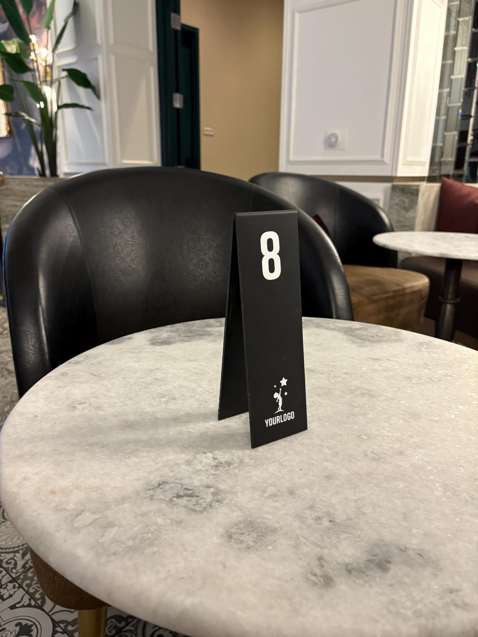 Set of Plastic Order Numbers for Tables - Table Sign for Restaurants ...