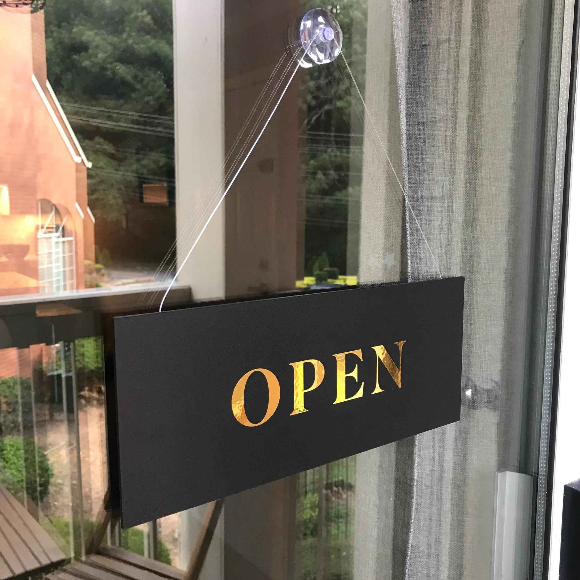 Open/closed Door Sign - Glass Door Signage for Shops, Restaurants, and ...