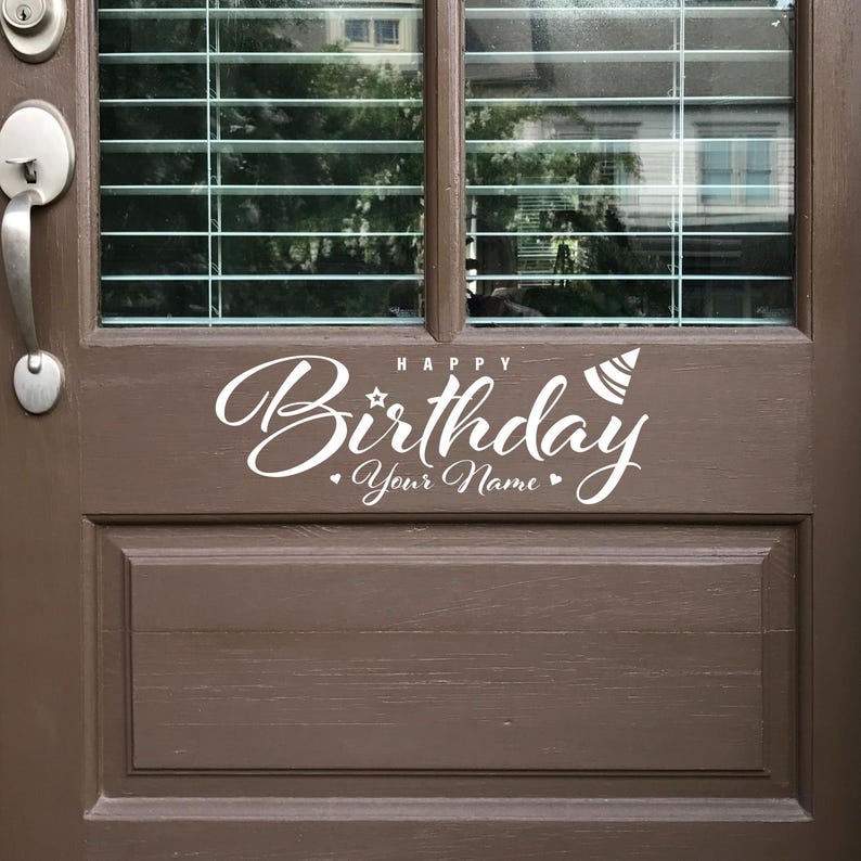Happy Birthday, Decal - Happy Birthday Wall Sticker - Happy Birthday ...