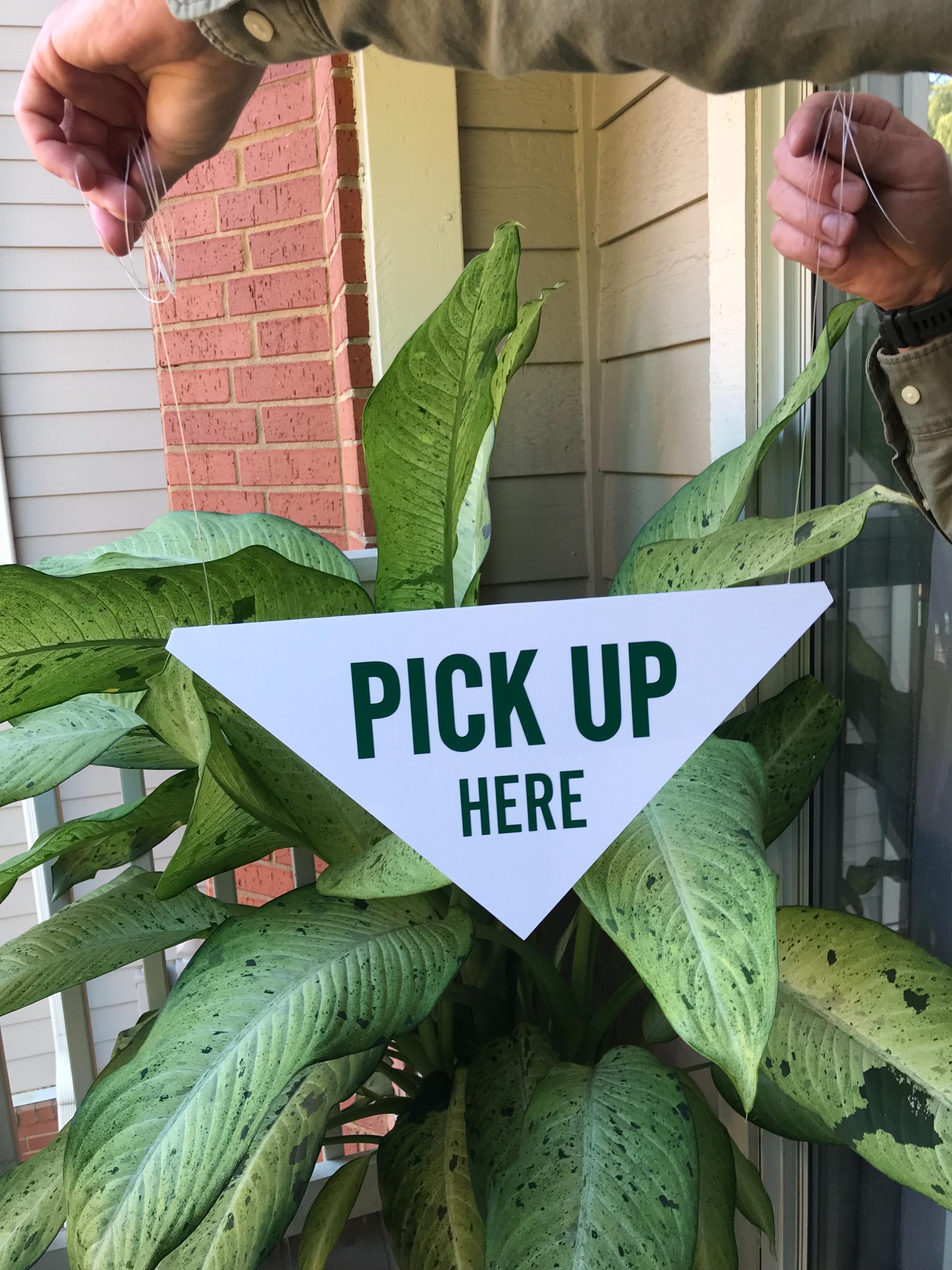 Set Order Here, Pick up Here Sign| Restaurant Options | Cafe Coffee ...