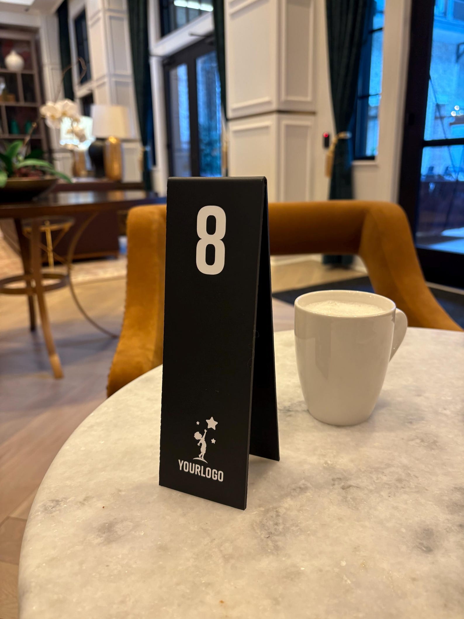 Set of Plastic Order Numbers for Tables - Table Sign for Restaurants ...
