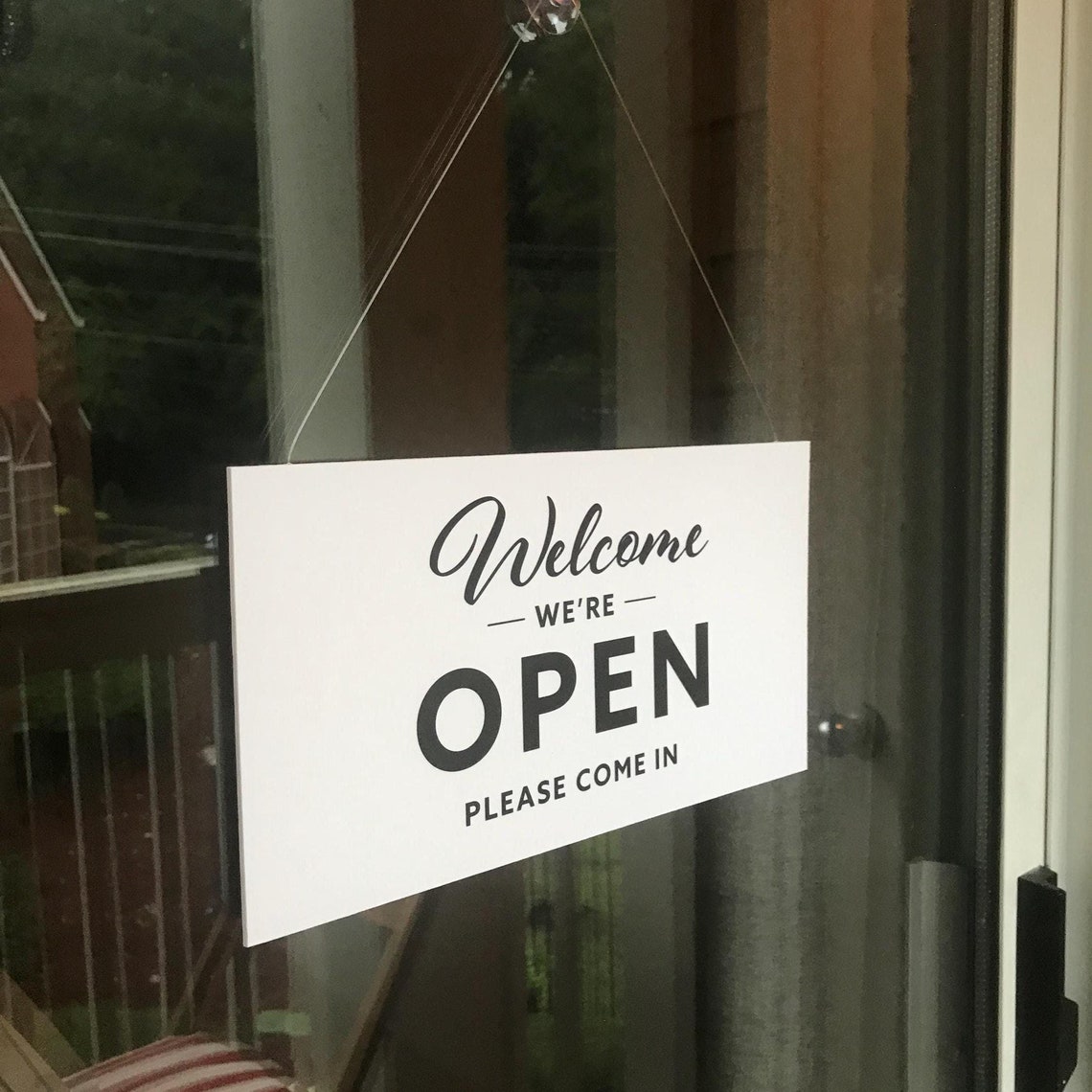 Door Open/closed Sign Glass Door Signs for Shops, Restaurants and ...