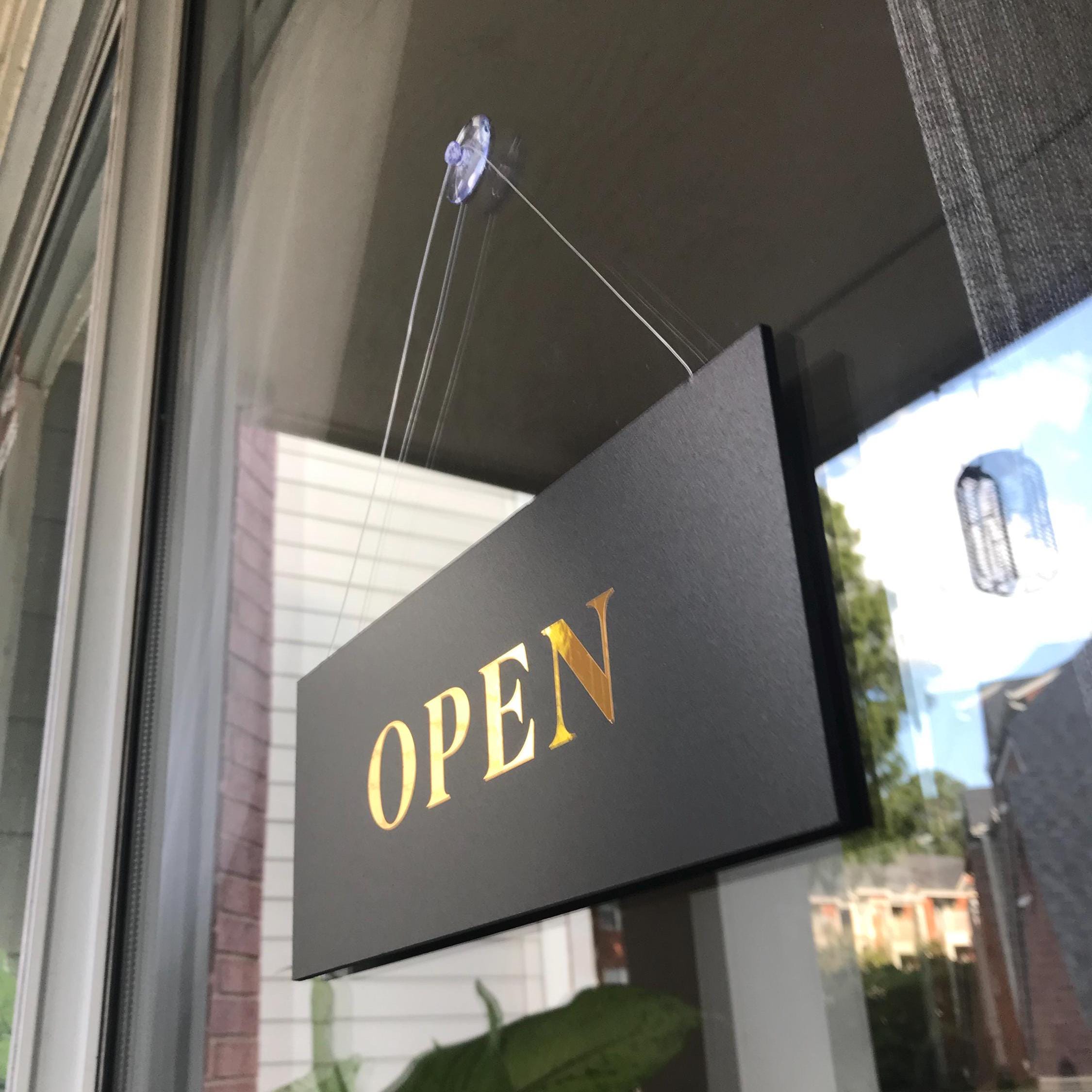Open/closed Door Sign - Glass Door Signage for Shops, Restaurants, and ...