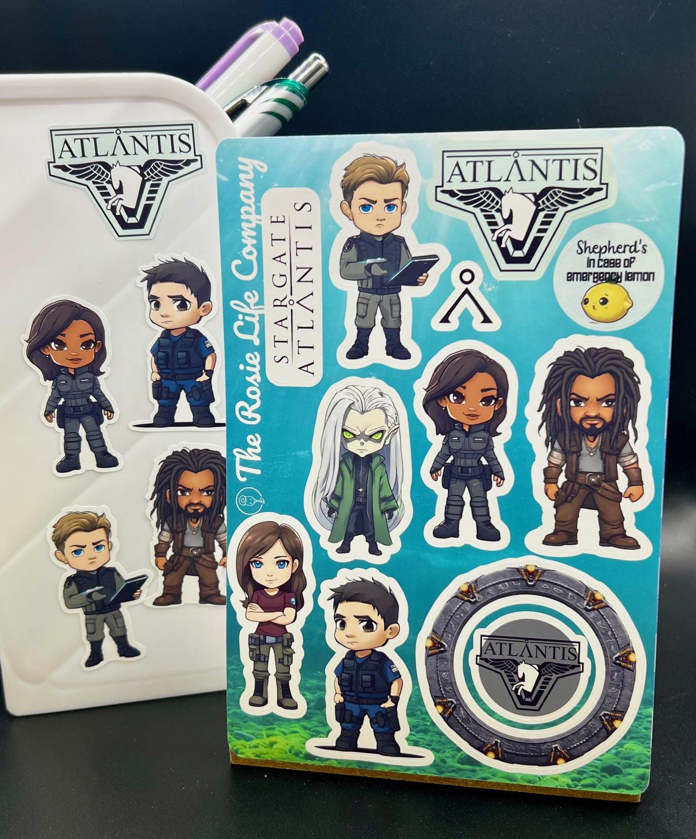 Stargate Atlantis Sticker Sheet - Etsy