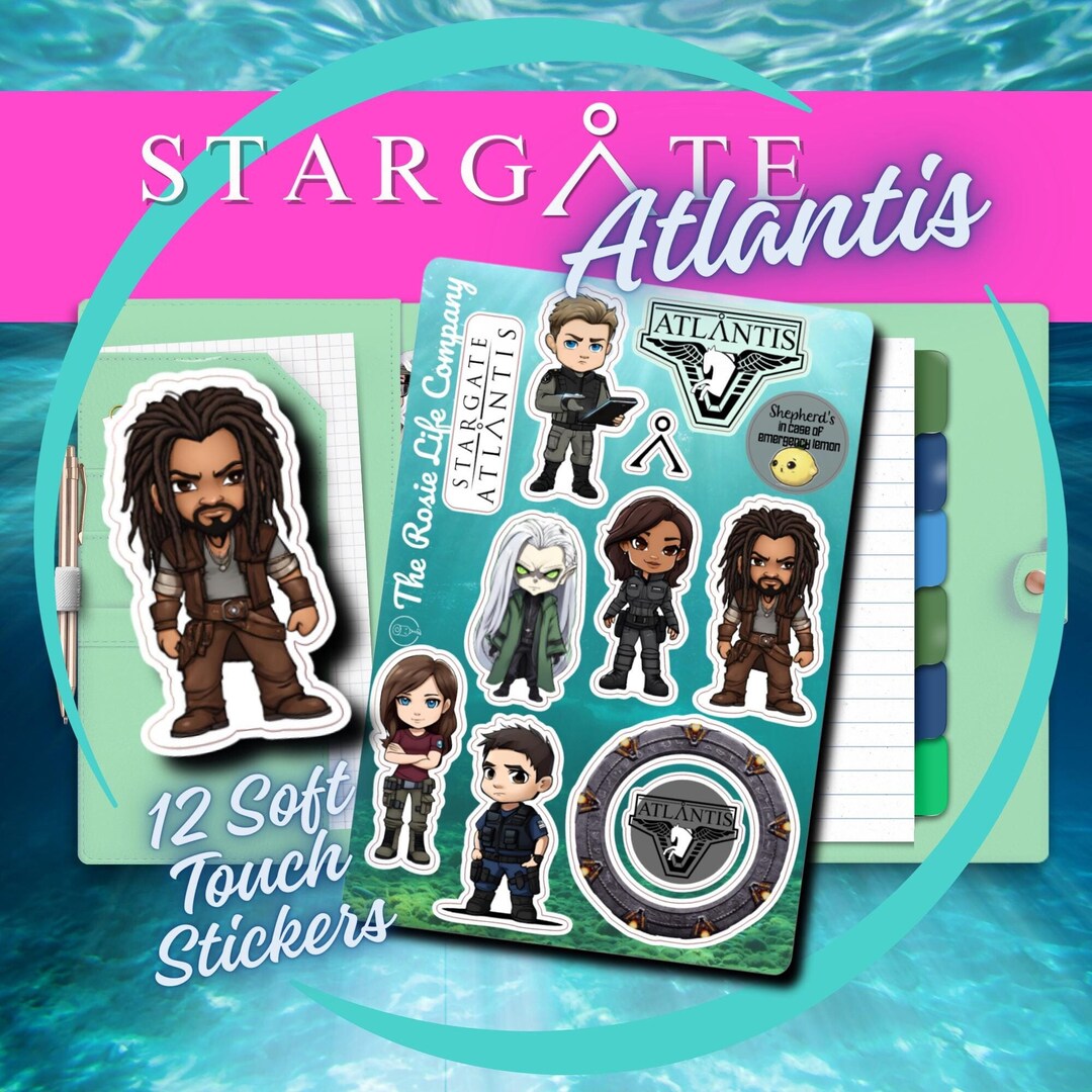 Stargate Atlantis Sticker Sheet - Etsy