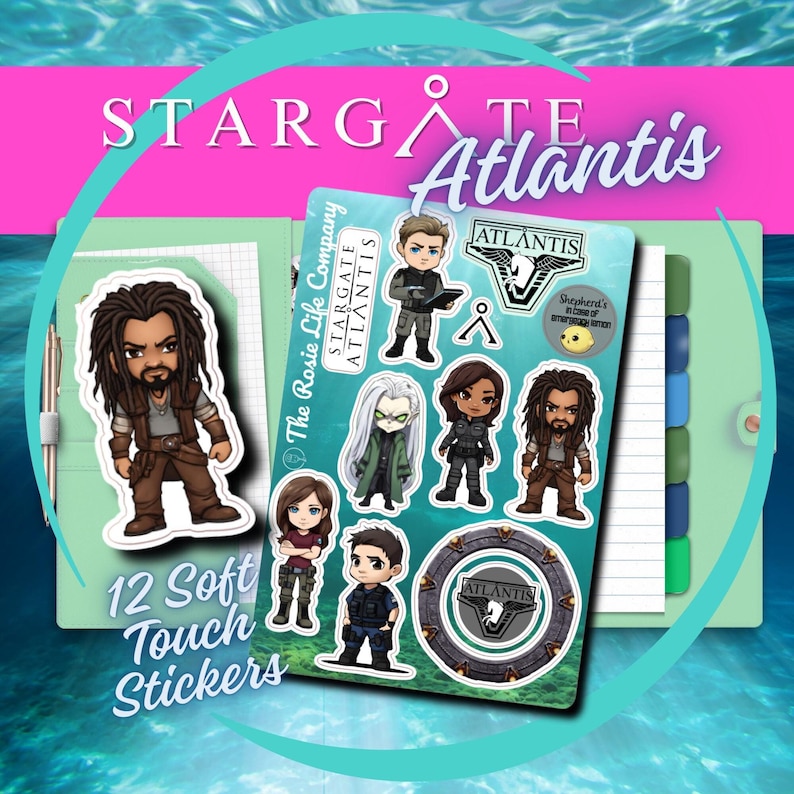 Stargate Atlantis Sticker Sheet - Etsy