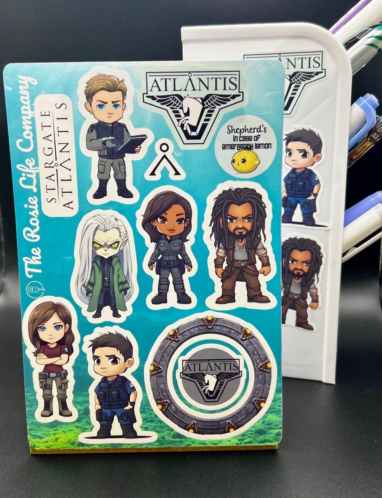 Stargate Atlantis Sticker Sheet - Etsy