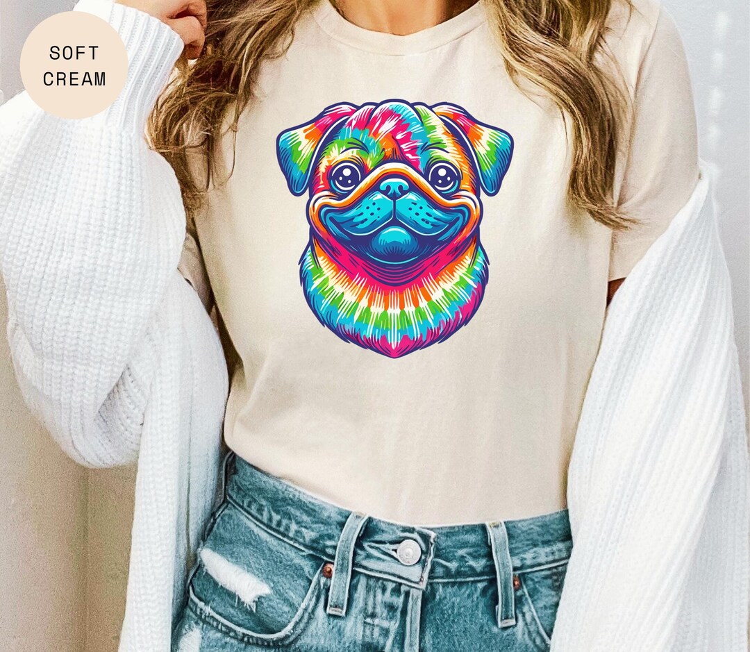 Tie-dye Pug Lovers Shirt, Pug Gifts, Dog Mom Gifts, Dog Mama Shirt ...