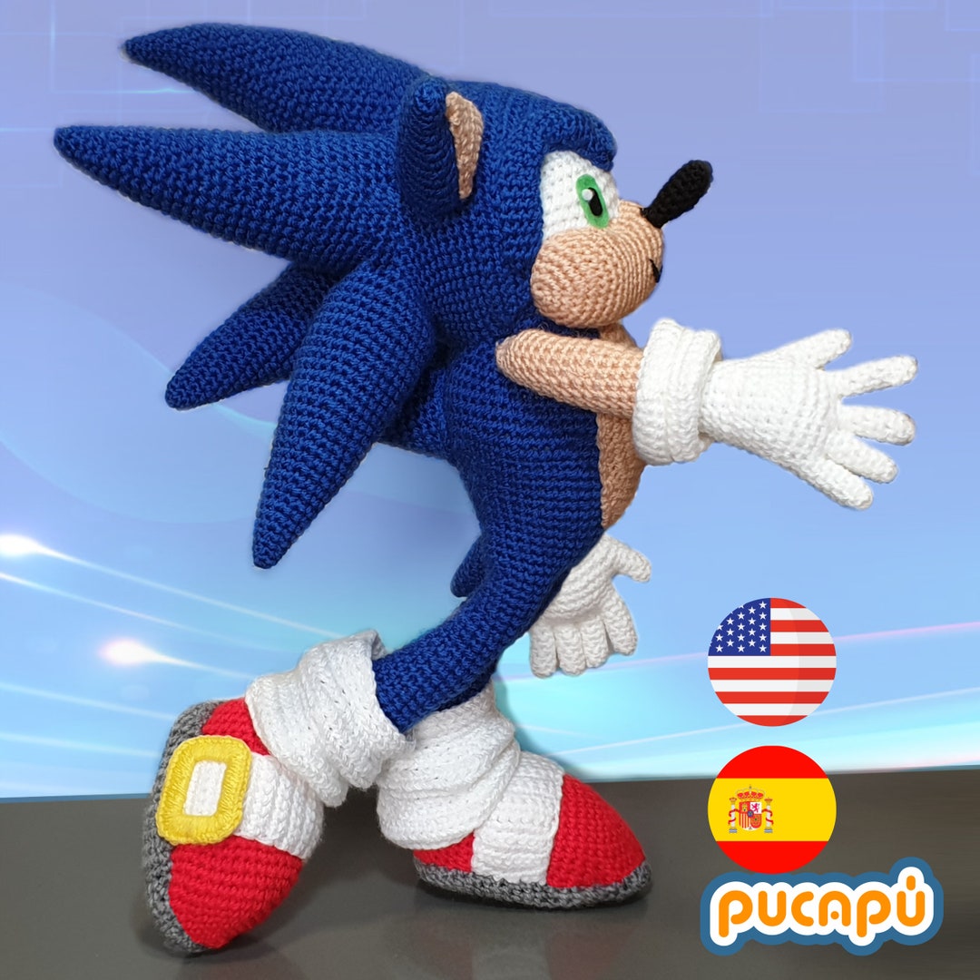 Sonic Amigurumi Pattern, Sonic Crochet Pattern, Amigurumi Crochet ...