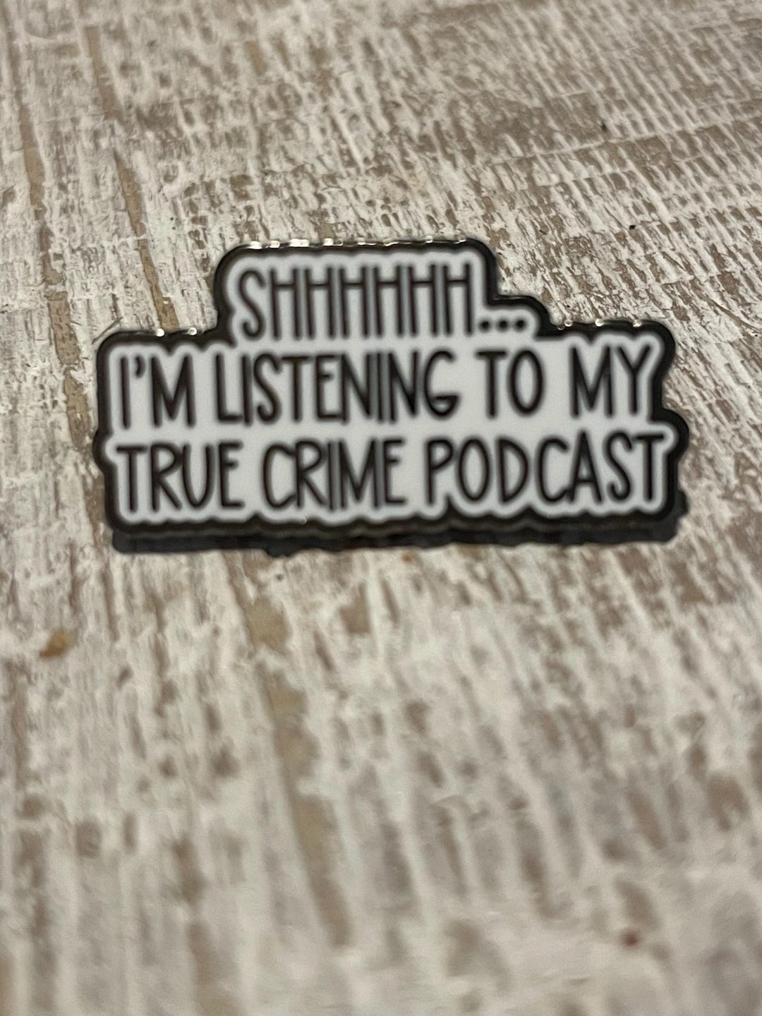 True Crime Podcast Pin Cute True Crime Gift for the True Crime Obsessed ...