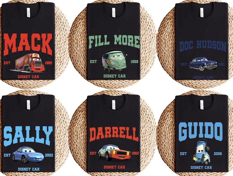 Comfort Colors Disney Cars Mater Shirt, Family Matching Trip Tee - Etsy