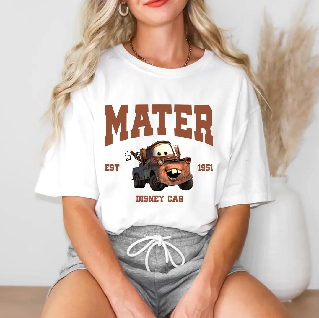 Comfort Colors Disney Cars Mater Shirt, Family Matching Trip Tee - Etsy