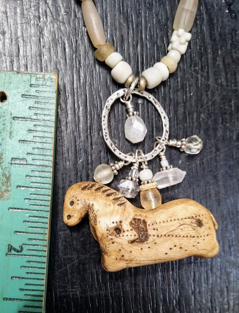 OOAK Handmade Faux Ivory Lascaux Horse Artifact 26 Long - Etsy
