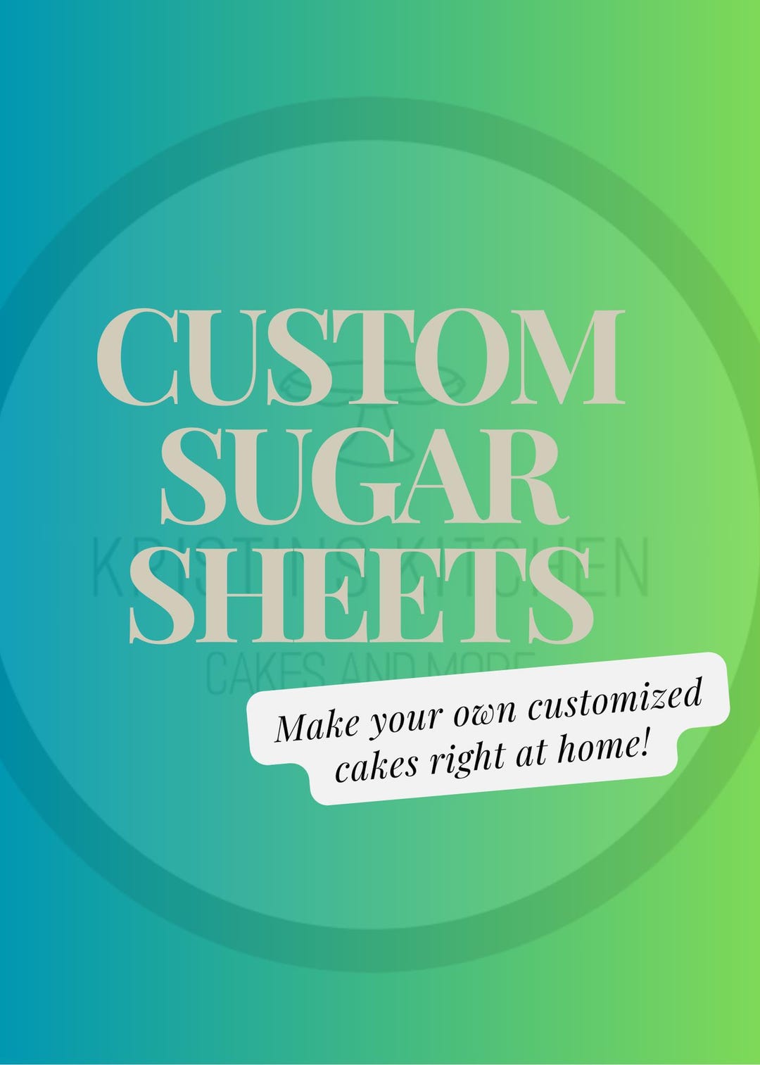Custom Sugar Sheets - Etsy