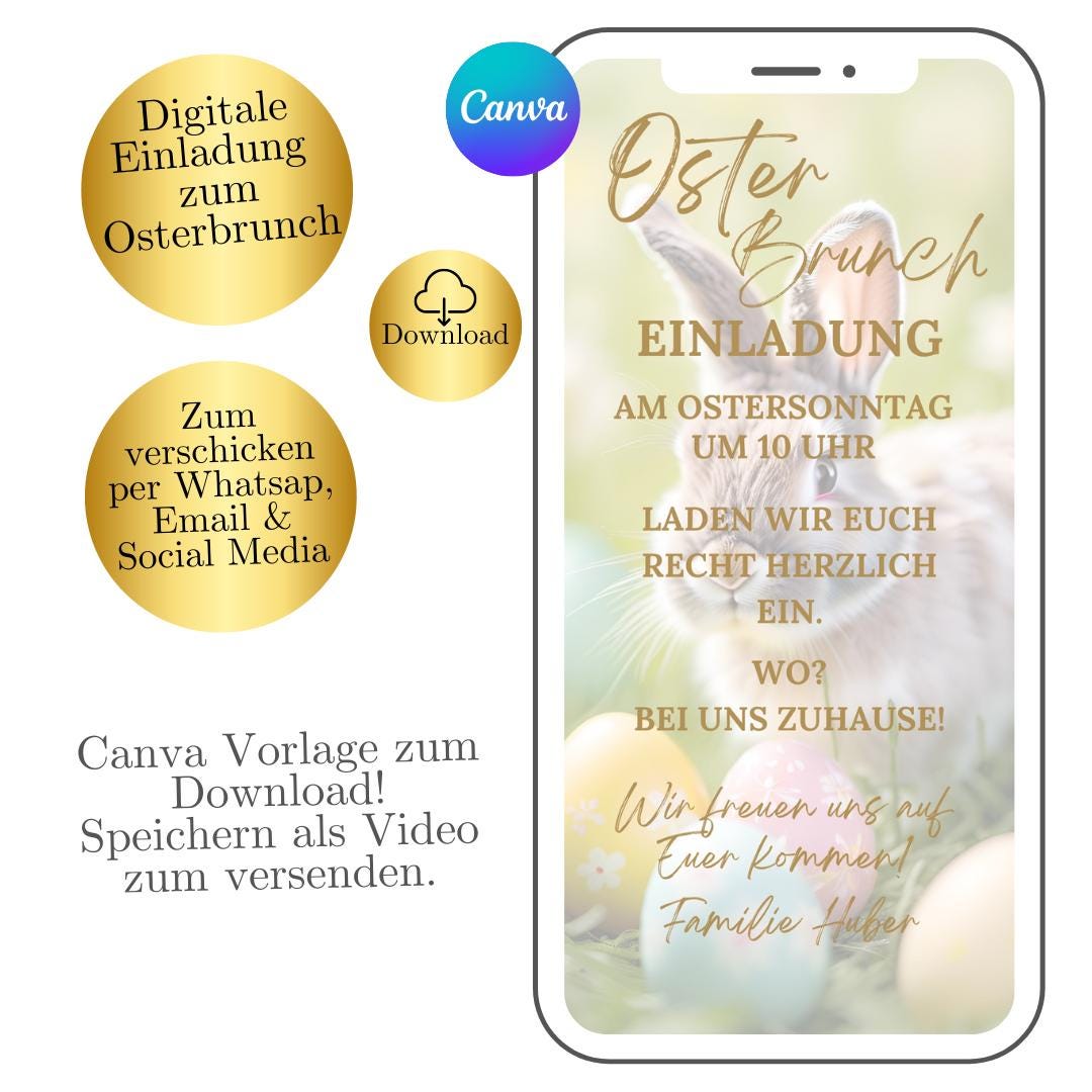 Digital Animated Easter Card, Easter Card Ecard, Personalized Easter ...