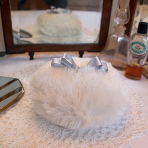 Faux Fur Vintage Style Powder Puff Retro Powder Puff - Etsy