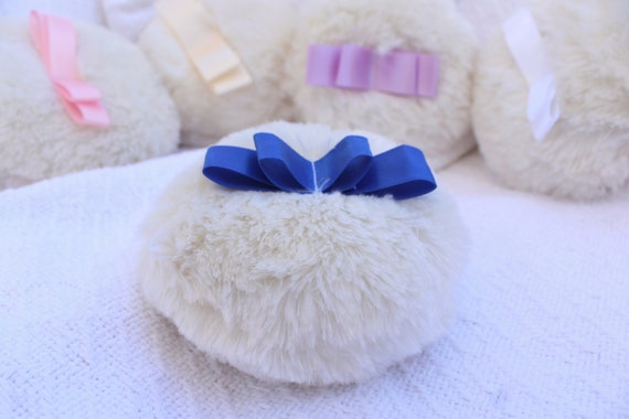 Faux Fur Vintage Style Powder Puff Retro Powder Puff - Etsy