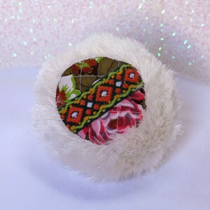 Faux Fur Vintage Style Powder Puff Retro Powder Puff ~ Quilted! - Etsy