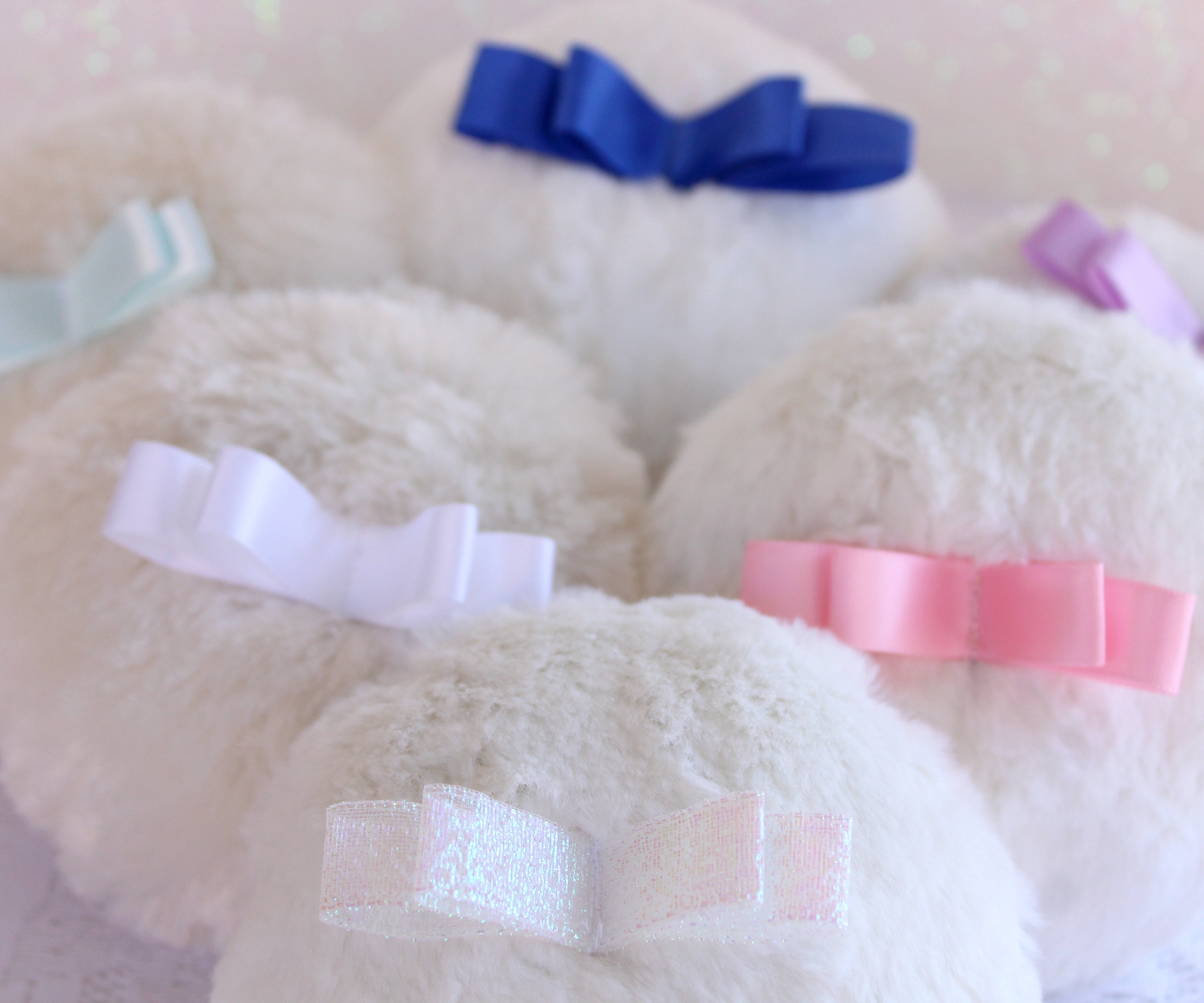 Faux Fur Vintage Style Powder Puff Retro Powder Puff - Etsy