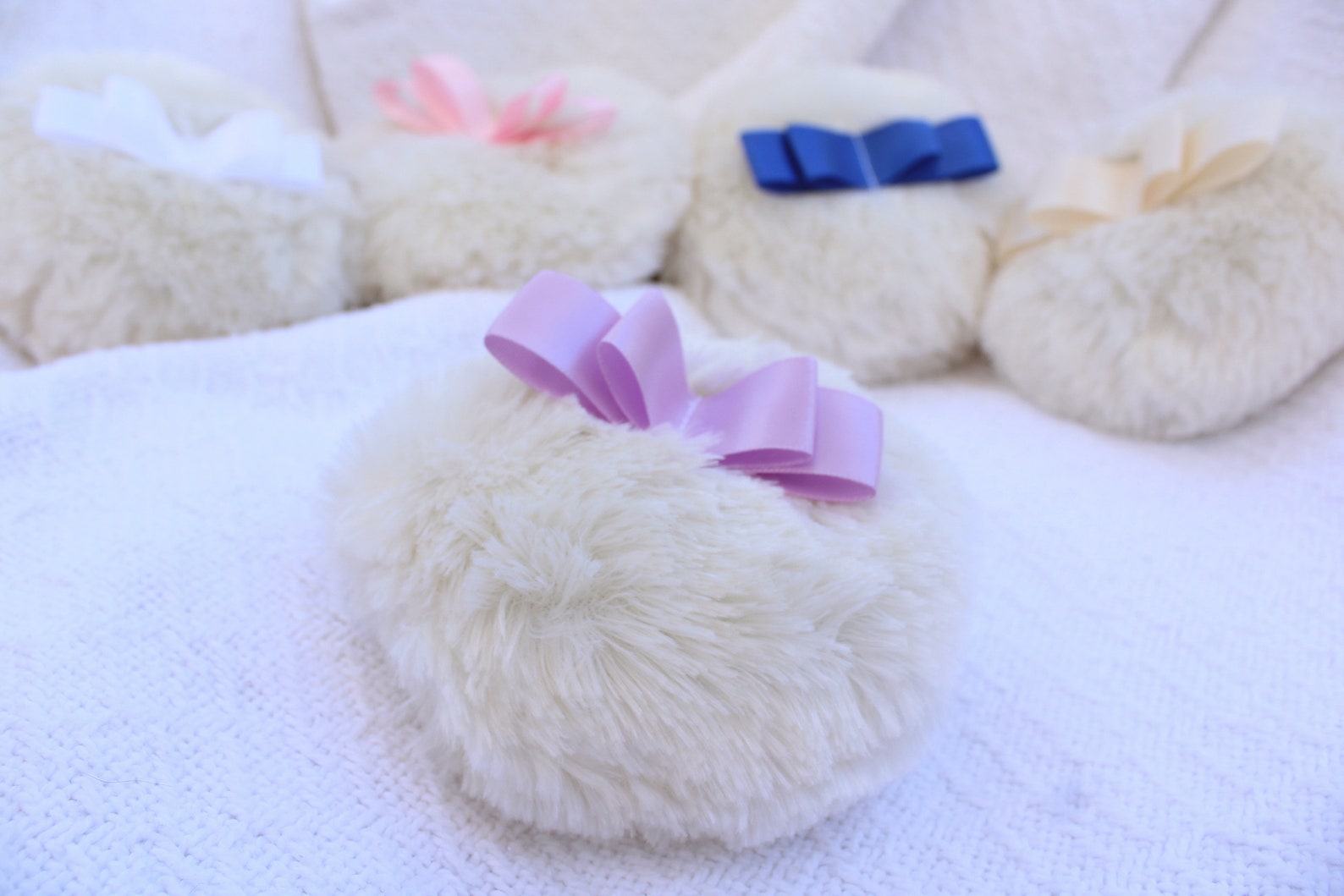 Faux Fur Vintage Style Powder Puff Retro Powder Puff - Etsy