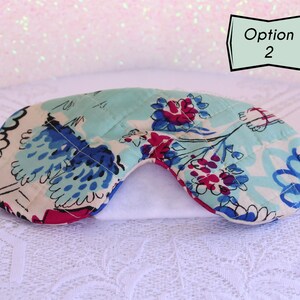 Quilted Silky Eye Mask Made From Vintage Novelty Scarf Sleep - Etsy