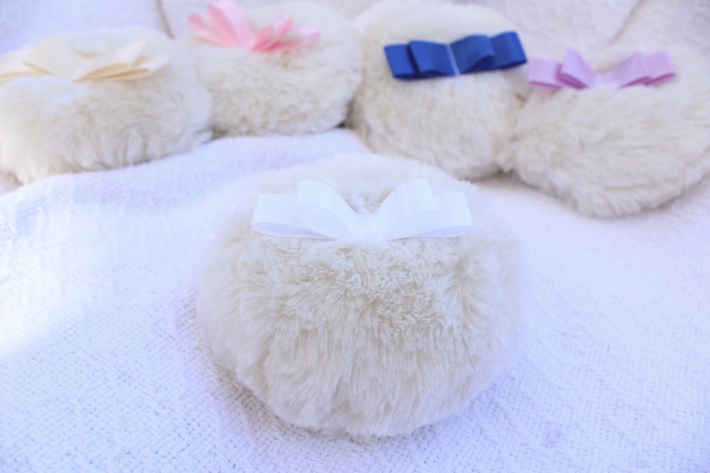 Faux Fur Vintage Style Powder Puff Retro Powder Puff - Etsy
