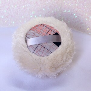 Faux Fur Vintage Style Powder Puff Retro Powder Puff ~ Quilted! - Etsy