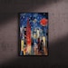 High-rise Buildings Painting Art Print | Watercolor Art | Oil Painting ...