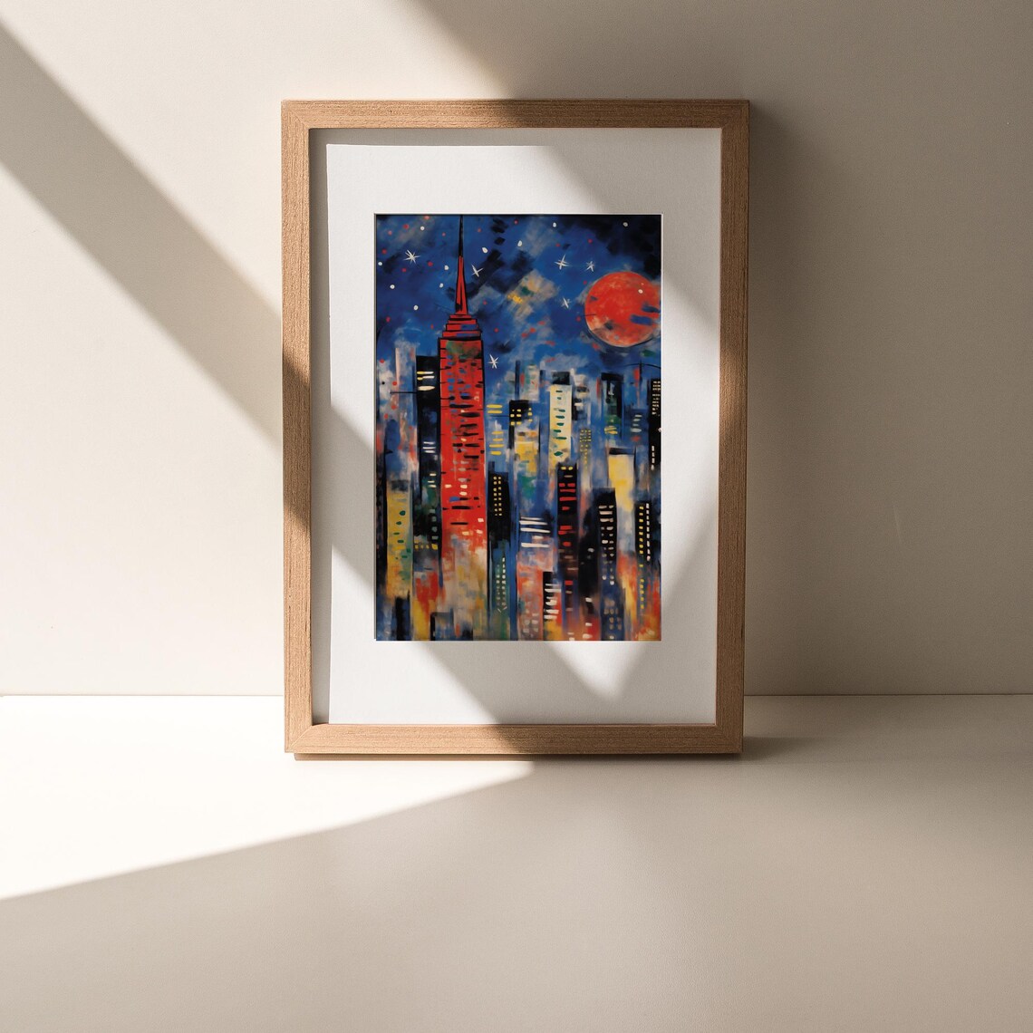 High-rise Buildings Painting Art Print | Watercolor Art | Oil Painting ...