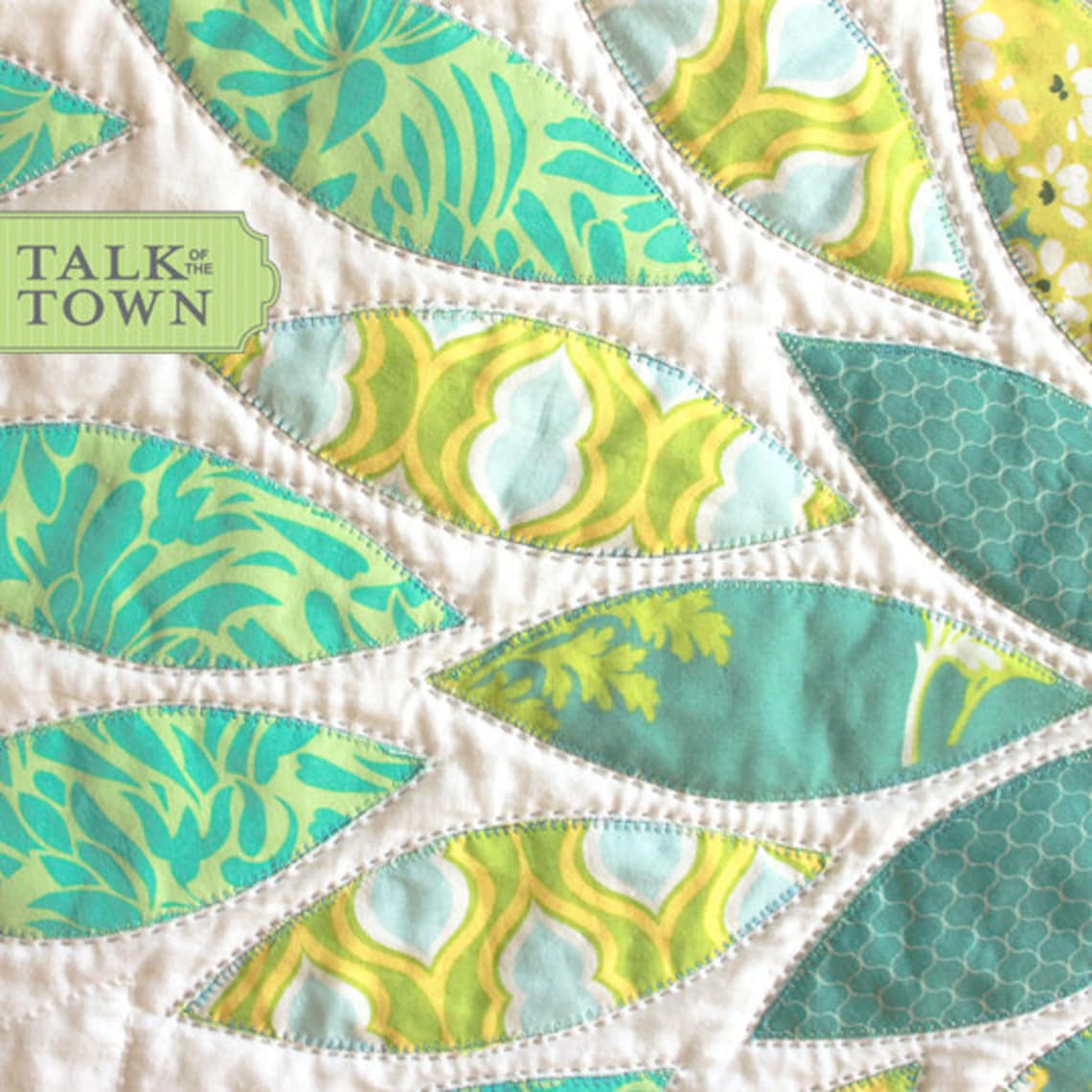 Sea Glass Single Quilt - Applique Quilt PDF - Etsy