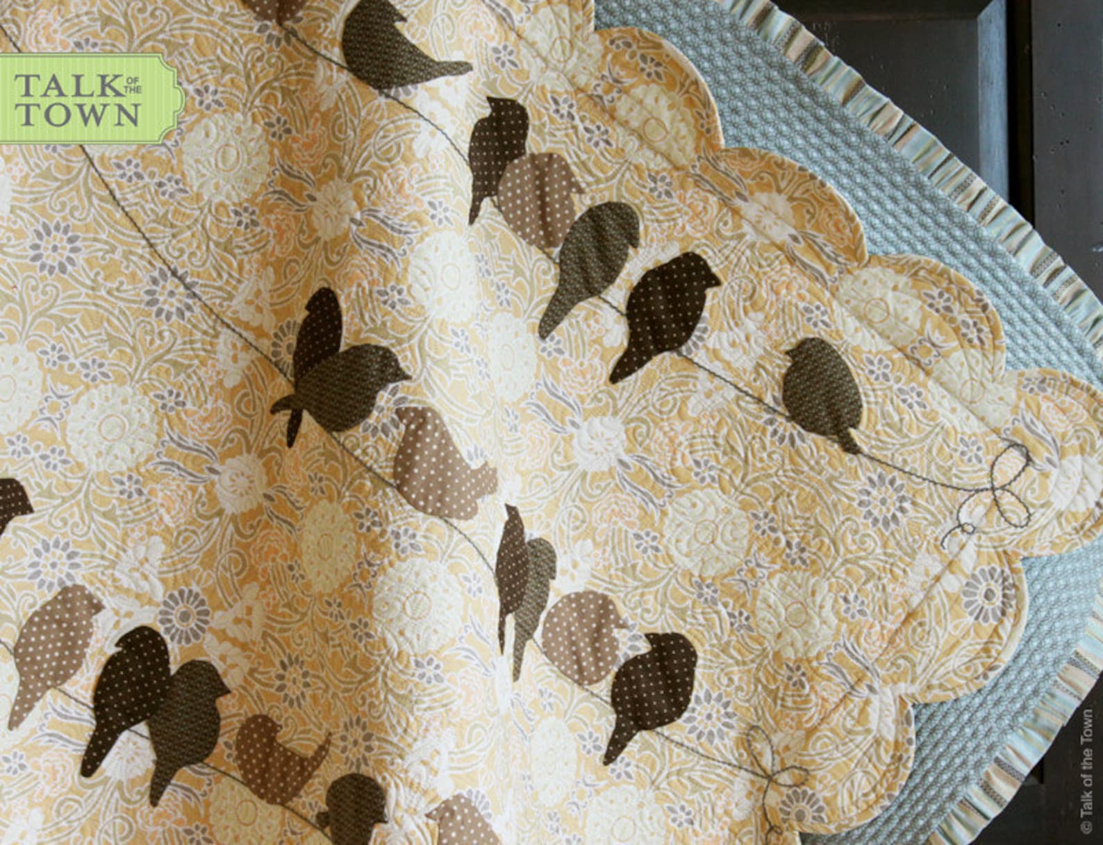 All a Twitter - Applique Quilt PDF - Etsy