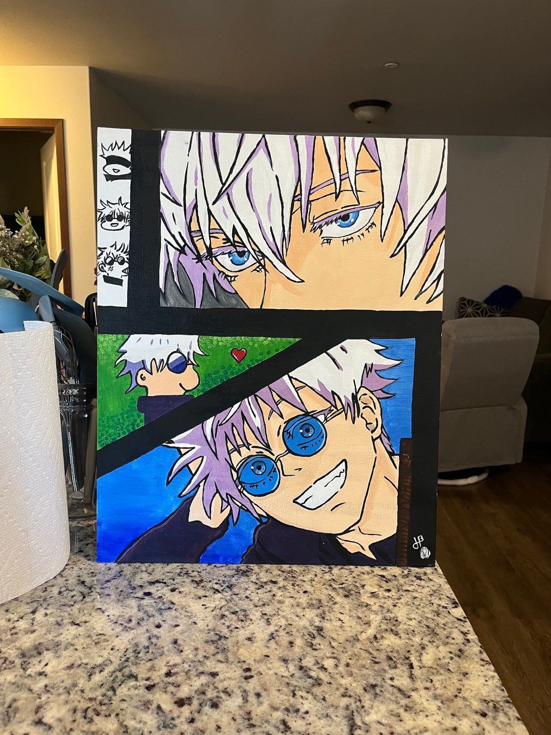 Gojo Satoru Painting - Etsy