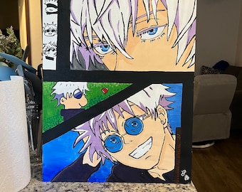 Jujutsu Kaisen Acrylic Painting Gojo Satoru - Etsy