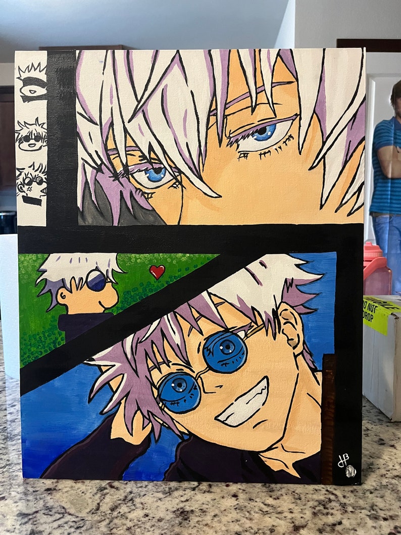 Gojo Satoru Painting - Etsy